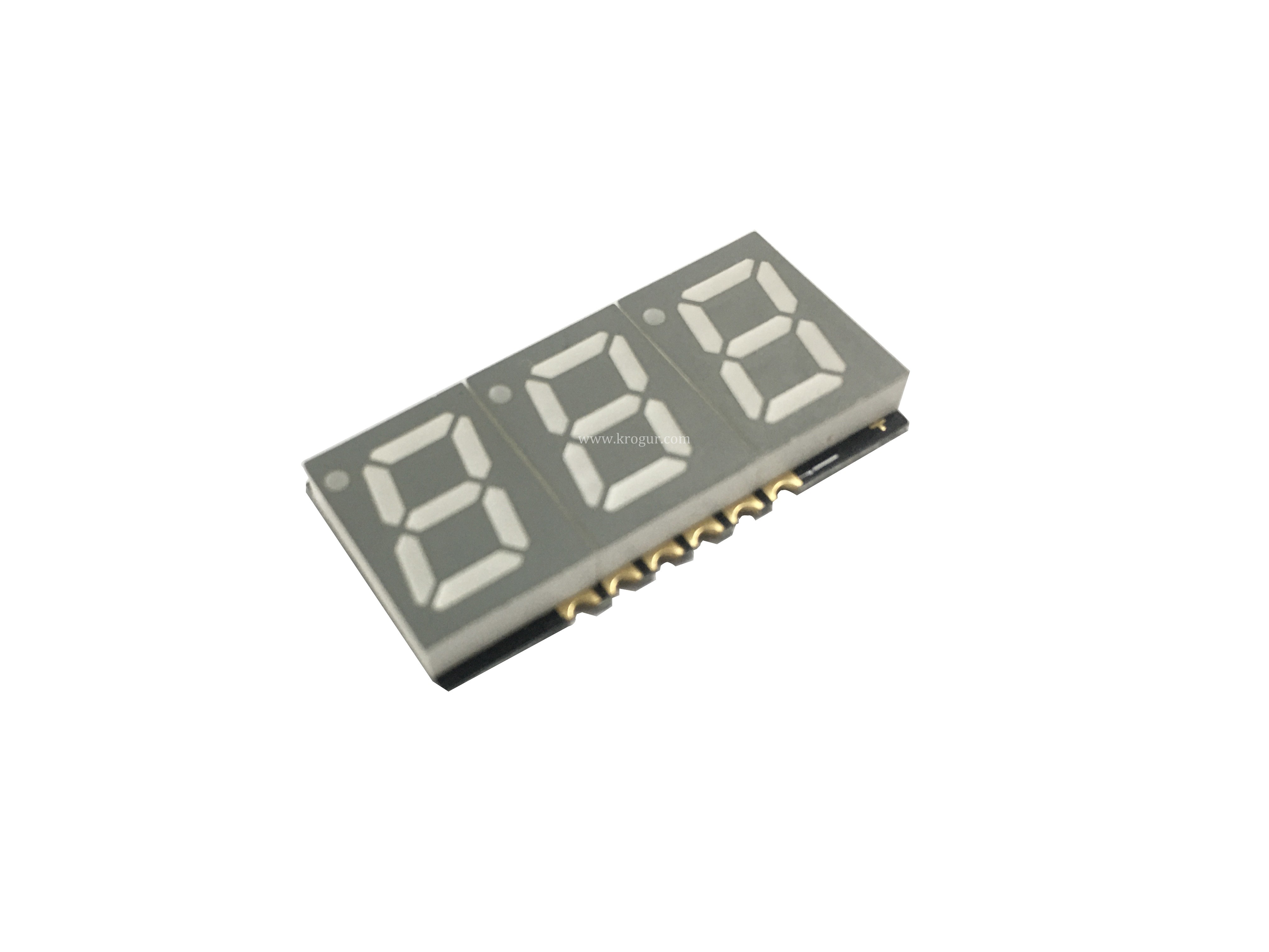 3 digits 0.39 inch SMD 7 segment 0.39