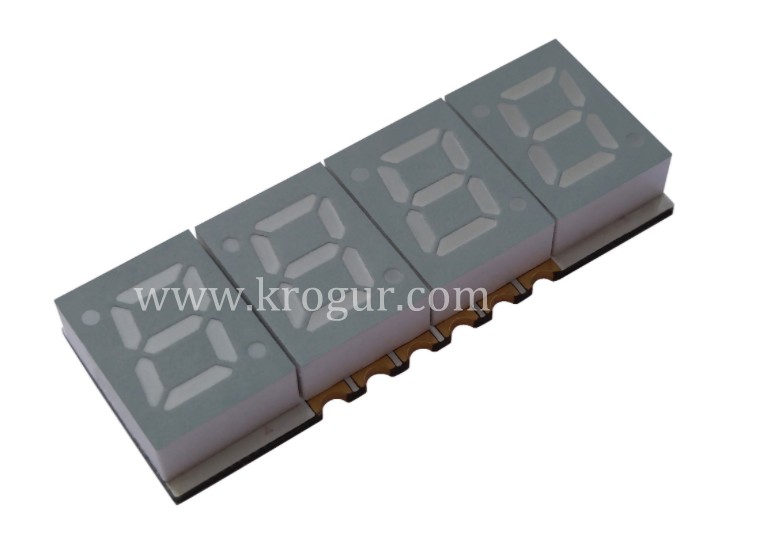 best selling 2021 mini size super red color 7-segment 4 digit led 7 ...